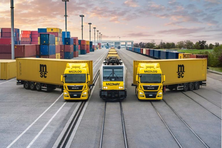 Nuovo treno container di Medlog (Msc) fra Ravenna e Milano - Shipping Italy