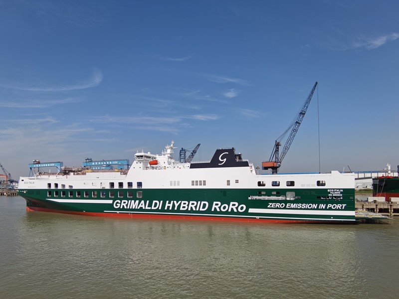 Consegnata a Grimadi Eco Italia: è la 12ma ro-ro della serie GG5G ...