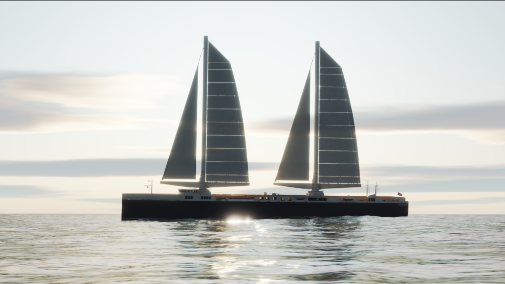 Posa della chiglia per la prima nave a ro-ro a vela su cui ha investito ...