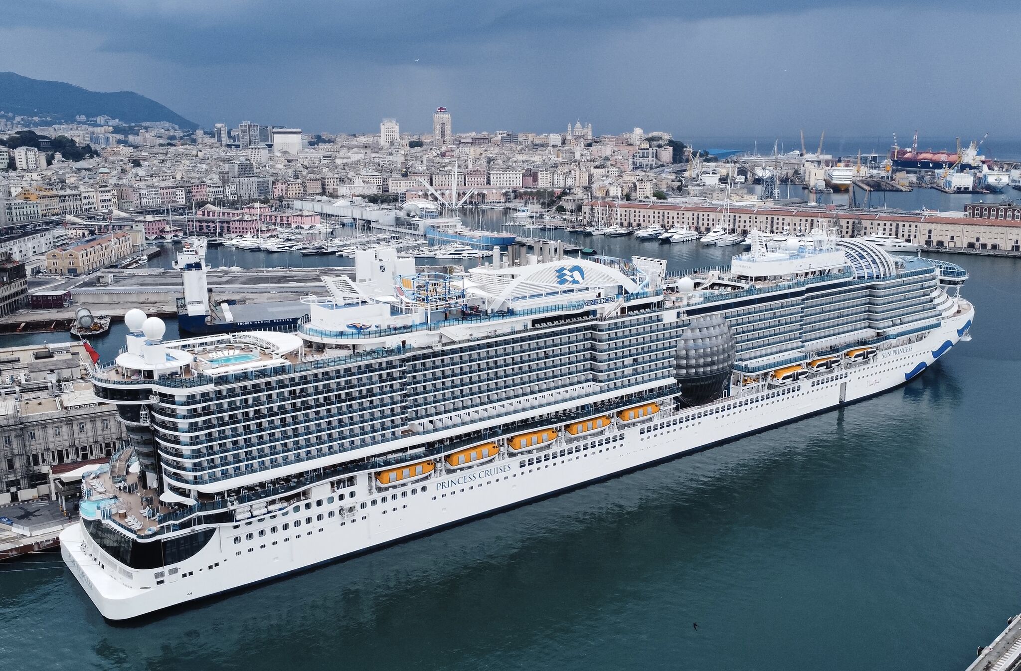 L'approdo della nave Sun Princess consolida un nuovo record per il ...