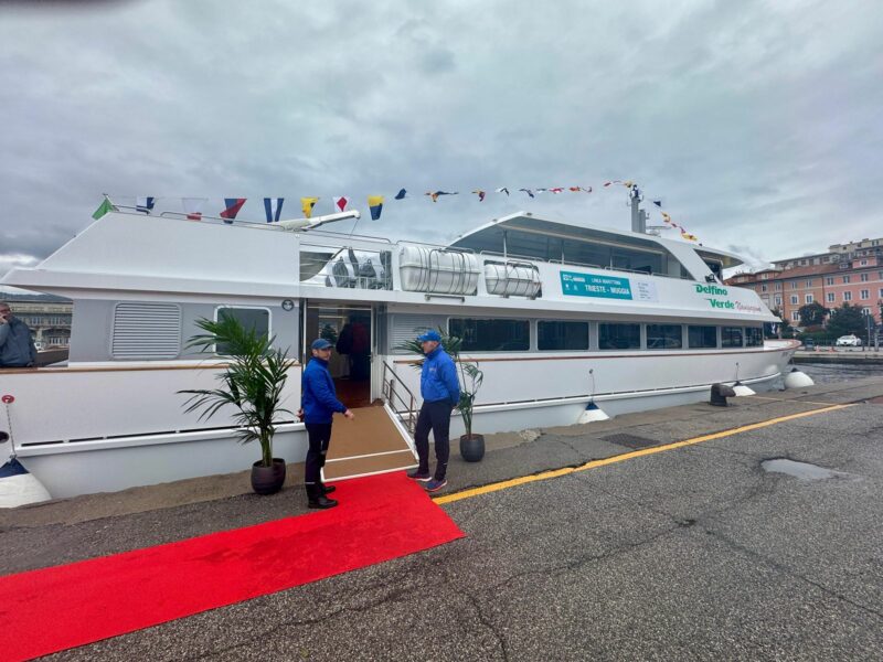 Delfino Verde battezza la nuova nave GT per la linea Trieste – Muggia - Shipping Italy