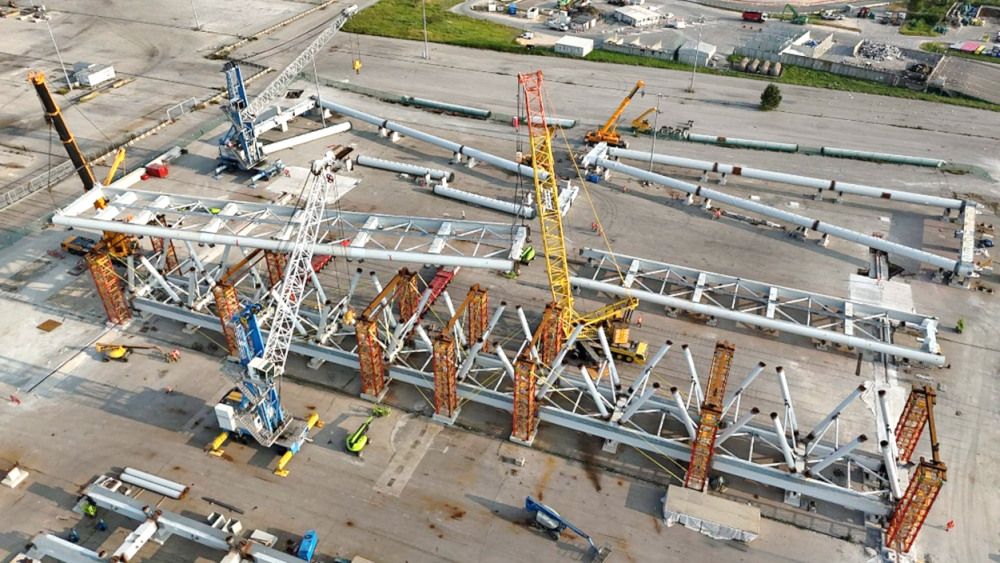 Cimolai Technology realizza due gru Goliath da 800 tonnellate ...