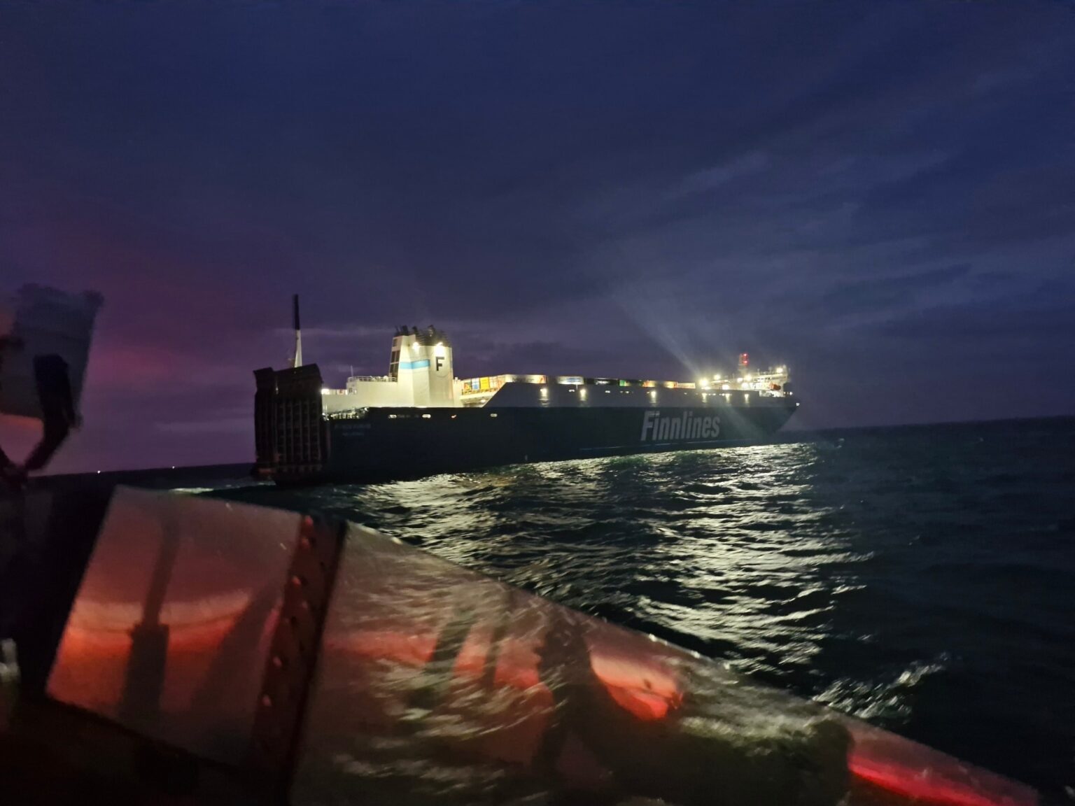 Una nave ro-ro di Finnlines rientrata in sicurezza al porto di ...