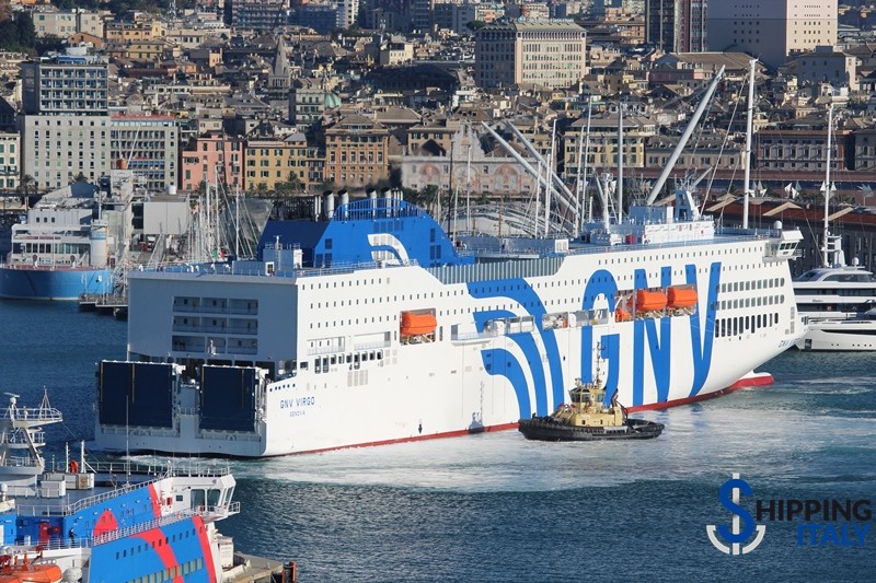 Arrivata a Genova la nuova Gnv Virgo, il 4 dicembre il primo ...